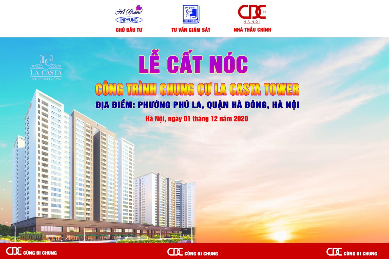 Hanoi CDC Topping Out Ceremony for La Casta Tower Residential Project ...